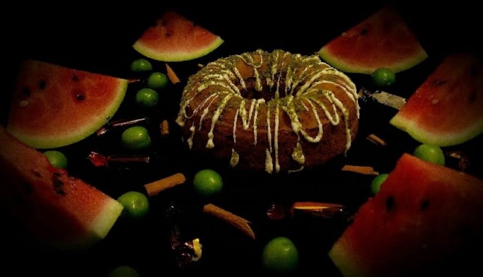 recipe for Nescafe and Iranian saffron cake without oven